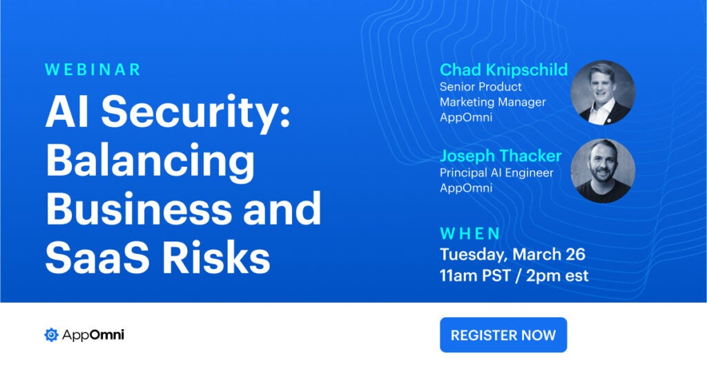 AI Security—Balancing Business and SaaS Risks - AppOmni